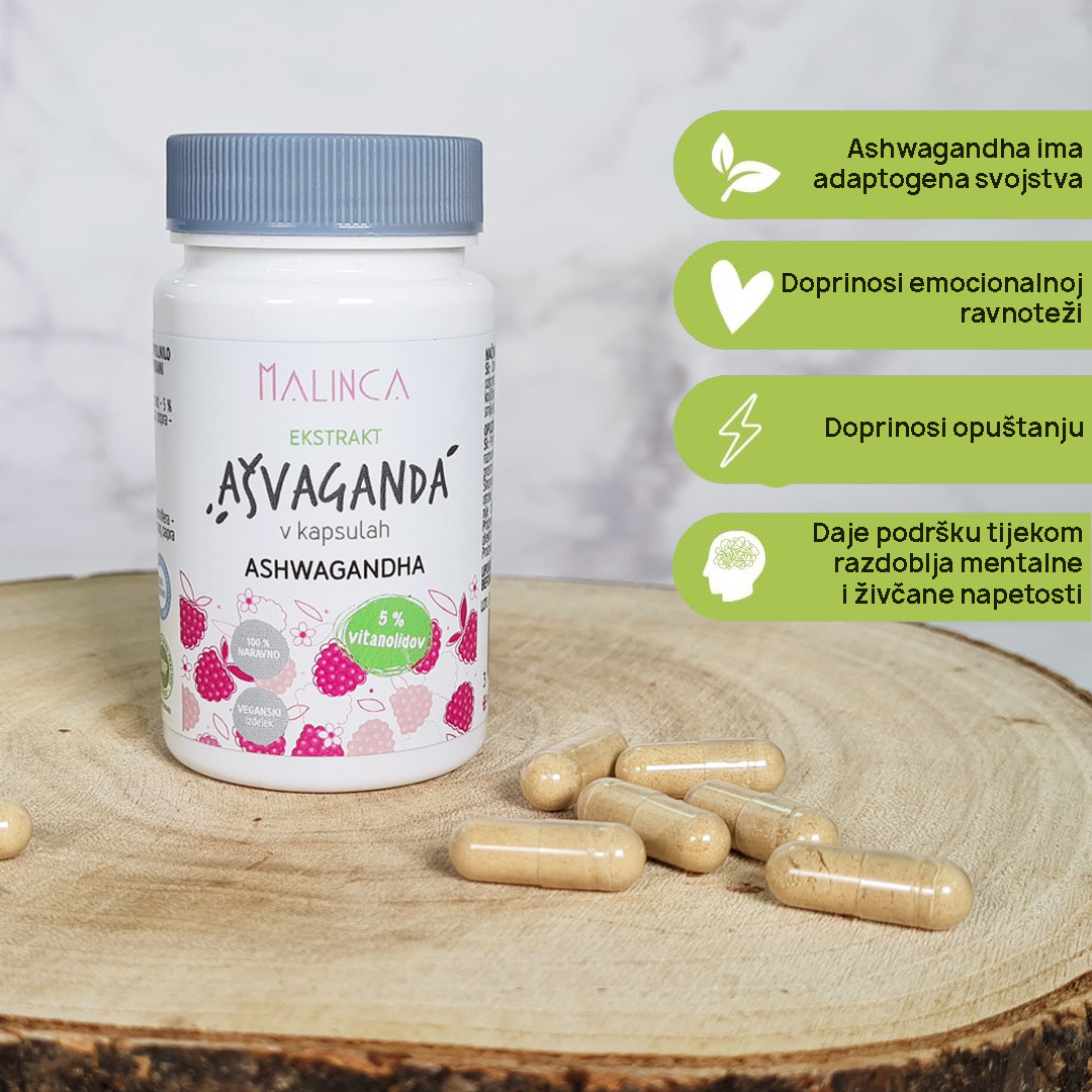 Ashwagandha u kapsulama 2 x | Malinca.hr