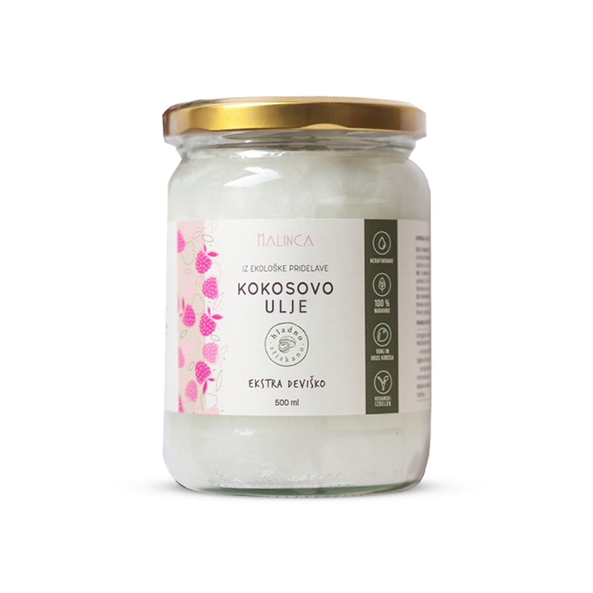 Djevičansko kokosovo ulje bio 500ml | Malinca.hr